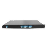 China Customizable 8CH 1270 to 1410nm CWDM MUX DEMUX for Dual Fiber Data Transmission with Advanced Thin Film Coating for sale