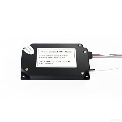 China 100GHz Low Loss High Isolation AWG DWDM Module for Telecommunications and Optical Networking for sale