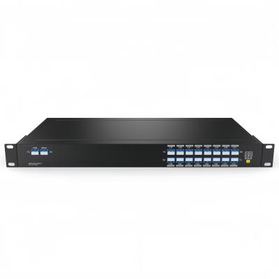 China 16 Channels DWDM MUX DEMUX with Low Insertion Loss and Expansion Port for Future Bandwidth for sale