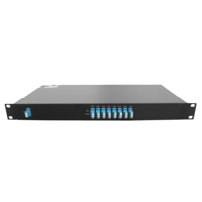 China CWDM optional channel Mux and Demux 1U rack type Duplex 1270 to 1570nm LC UPC connectors for sale