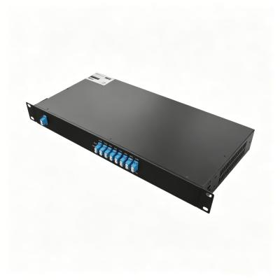 China Telecom Grade 1RU 16CH CWDM Mux Demux Simplex LC/UPC 1270-1570nm Optical Fiber WDM Module for sale