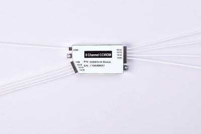 China 8+1 CH Compact CCWDM MUX Module 1471-1611nm 1310nm Upgrade Port Free-Space CWDM Multiplexer SC APC for sale