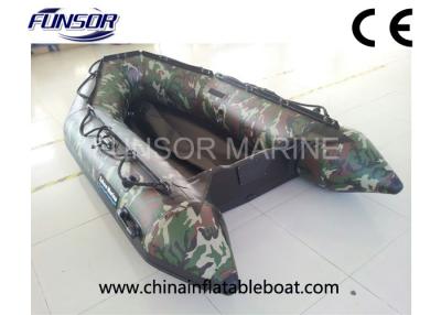 China Camouflage Marine Rescue Foldable Inflatable Boat / Kayak For Army for sale