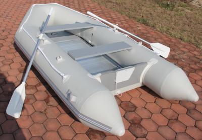 China Professional Grey Portable Inflatable Boat Inflatable Sailing Dinghy for sale