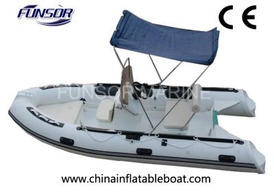 China Professional Long 4.3m Rigid Inflatable Fishing Boat With YAMAHA Motor for sale