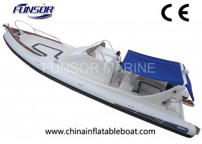 China Large 9.6m PVC Fishing Inflatable Rib Boats 20 Person With Hydraulic Steering System for sale