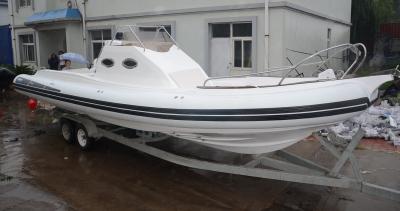 China Long 9.6m Semi - Rigid Inflatable Yacht Tenders Motorized Inflatable Boats RIB960 for sale