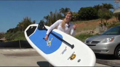 China Portable Durable Inflatable Standup Paddleboard With 1 Pc Foot Brace for sale