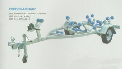 China 4.45m Galvanized Steel RIB 480 Inflatable Boat Trailer RIBYS480QR for sale