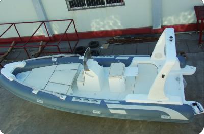 China Rigid Hull Transport Tour Inflatable RIB Boats With 1.2mm PVC Tube for sale