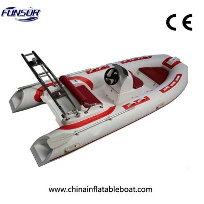 China Red Color High Speed  Rigid inflatable boat for entertainment for sale