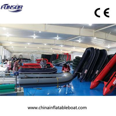 China CE Certificate And Pvc Material 580 RIB Inflatable Boat With Engine , Rigid Hull Inflatable for sale