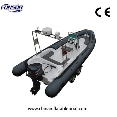 China FHH R760 Water Rafting Air Folding Rigid Hulled Inflatable Boat For Entertainment for sale