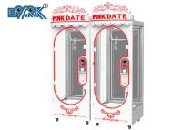 China Plastic Coin Operated Vending Machine Pink Date Cut Prize Kids Game Machine for sale