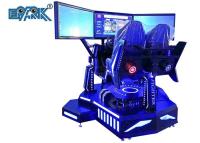China Three Screen 9D VR Simulator Racing Car Virtual Reality Game Machine for sale