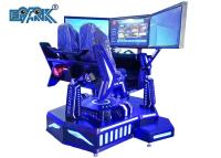 China Three Screen 9D VR Simulator Racing Car Virtual Reality Game Machine for sale