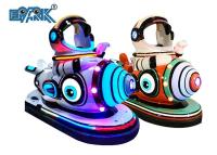 China Supermarket Space Rockets Kids Bumper Car Hardware And Plastic Material for sale