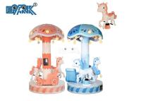 China 140KG Kiddy Ride Machine Mini Electric Children Riding Carousel For Three People for sale