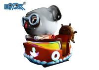 China Amusement Park Fiberglass Kiddy Ride Machine 40KG Cute Dog Swing Car Coin Operated for sale