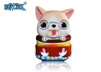 China Amusement Park Fiberglass Kiddy Ride Machine 40KG Cute Dog Swing Car Coin Operated for sale