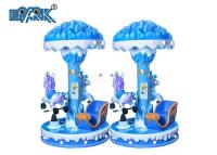 China 120KG Ice And Snow 3 Seat Horse Carousel Kiddie Ride For Amusement for sale