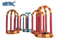 China 0.9MM PVC Amusement Game Machines Single Inflatable Trampoline for sale