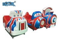 China 60W Amusement Park Kiddie Ride Fiberglass Electric Ride British Style Little Train for sale