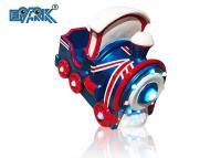 China 60W Amusement Park Kiddie Ride Fiberglass Electric Ride British Style Little Train for sale