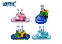 China Coin Operated Kiddie Ride Train Game Fiber Glass Train Rides Round Castle for sale
