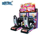 China Double Players Outrun Racing Simulator Racing Game Machine With Red Seats for sale