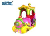 China Indoor Outdoor Playground Kiddy Ride Machine Track My Train Fiber Glass Rides With 14 Seats for sale
