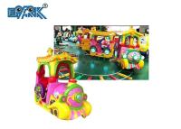 China Indoor Outdoor Playground Kiddy Ride Machine Track My Train Fiber Glass Rides With 14 Seats for sale