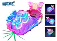 China Coin Operated Luminous Butterfly Amusement Park Kiddie Ride Battery Car for sale