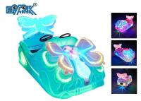 China Coin Operated Luminous Butterfly Amusement Park Kiddie Ride Battery Car for sale