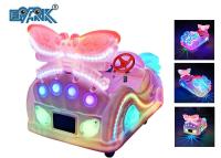 China Coin Operated Luminous Butterfly Amusement Park Kiddie Ride Battery Car for sale