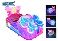 China Coin Operated Luminous Butterfly Amusement Park Kiddie Ride Battery Car for sale