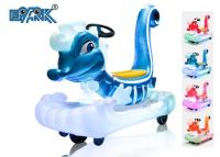 China Coin Operated Hippocampal Elves 250W Plastic Children'S Battery Car for sale