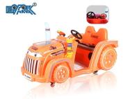 China Outdoor Playground Coin Operated Tractor Square Plastic Bumper Cars With Two Seats for sale