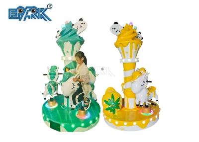 China Ice Cream Carousel Mini Children Amusement Rides For Three People for sale