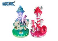 China Ice Cream Carousel Mini Children Amusement Rides For Three People for sale