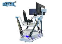 China Six Axis Three Screen 9D VR Simulator Racing Car For Kids 7 Years Old Above for sale