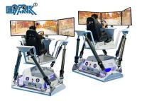 China Six Axis Three Screen 9D VR Simulator Racing Car For Kids 7 Years Old Above for sale