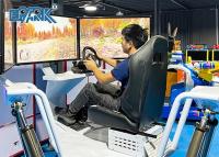 China Six Axis Three Screen 9D VR Simulator Racing Car For Kids 7 Years Old Above for sale