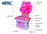 China Shopping Mall Game Center Amusement Equipment Indoor Cute Hammer Kids Arcade Games for sale