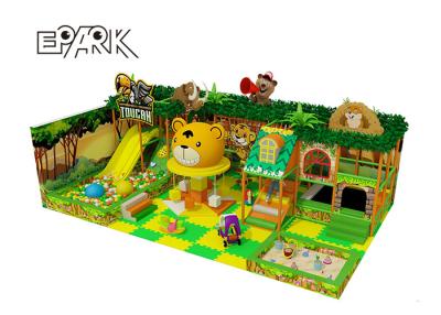 China Amusement Soft Playground Equipment Kids Play Game Green Forest Castle for sale
