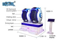 China Fiberglass 9D Vr Platform With 2 Seats 9d Vr Experience Simulator Games for sale