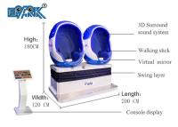 China 2 Egg Chair Seat Play Station Simulator Seat Game 9D Chair Virtual Reality Game for sale