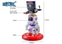 China Amusement Park Coin Operated Arcade Game Robot Child  Gun Game Machine for sale