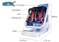 China 3.5KW 9D Virtual Reality Chair Sports 2 Seats 360 VR Racing Simulator for sale