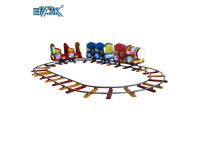 China Indoor Outdoor Playground Kids Ride On Train Electronic Track My Train 5 Seats for sale